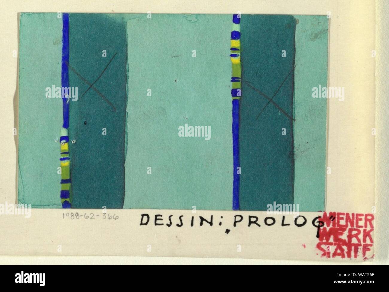 Drawing, Textile Design- Prolog (Prologue), 1922 Stock Photo - Alamy