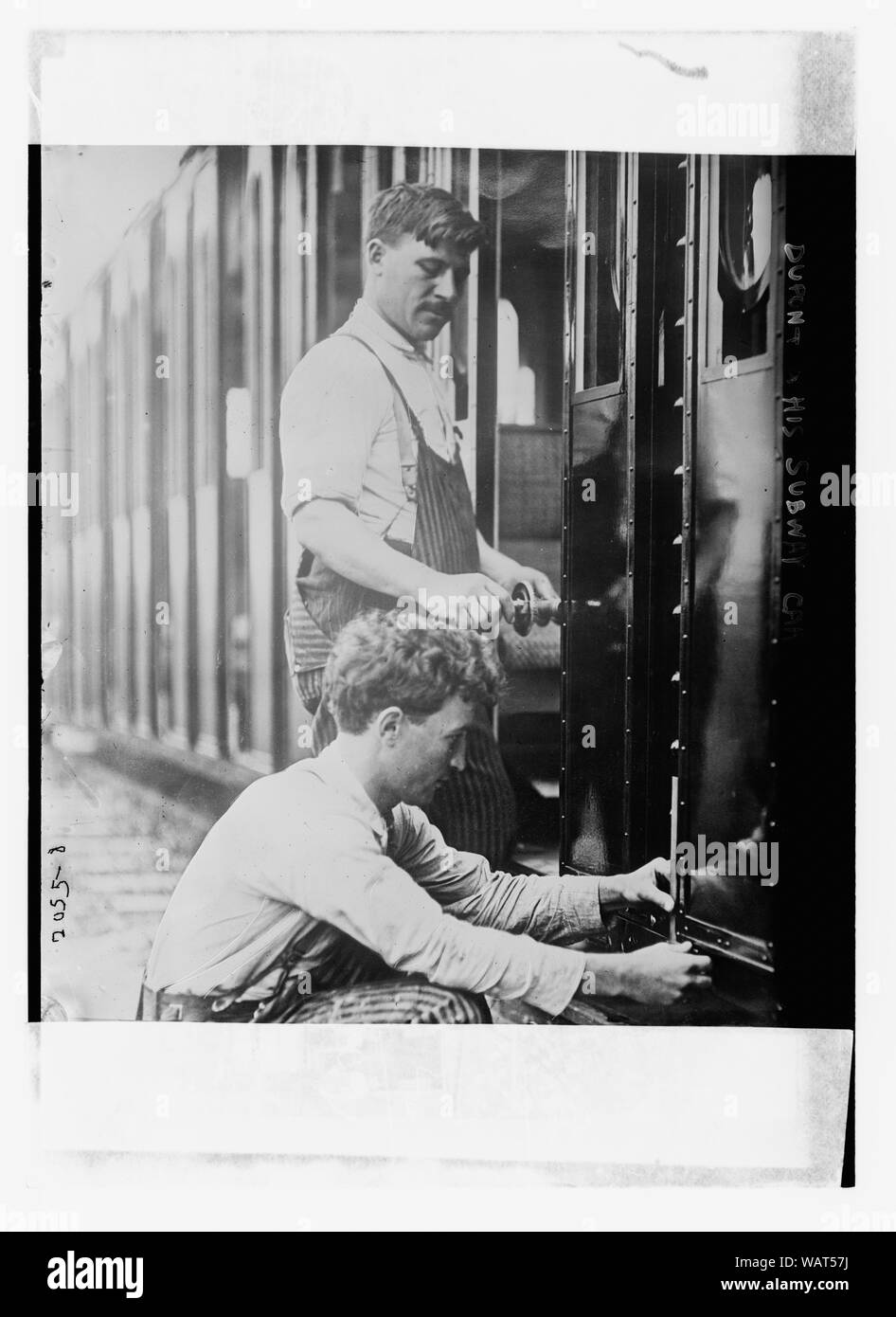 Subway train car Black and White Stock Photos & Images - Alamy