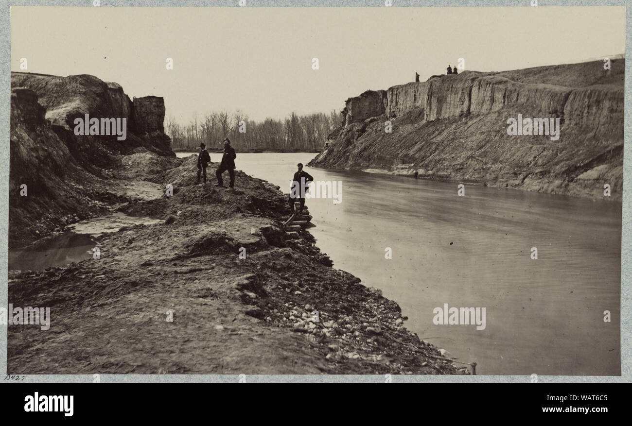 Dutch Gap Canal, James River, Va., April, 1865 Stock Photo - Alamy