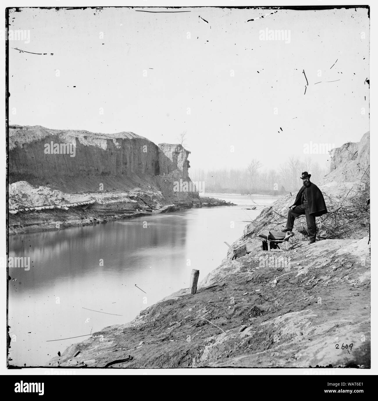 Dutch Gap, Virginia. View of completed canal Stock Photo - Alamy