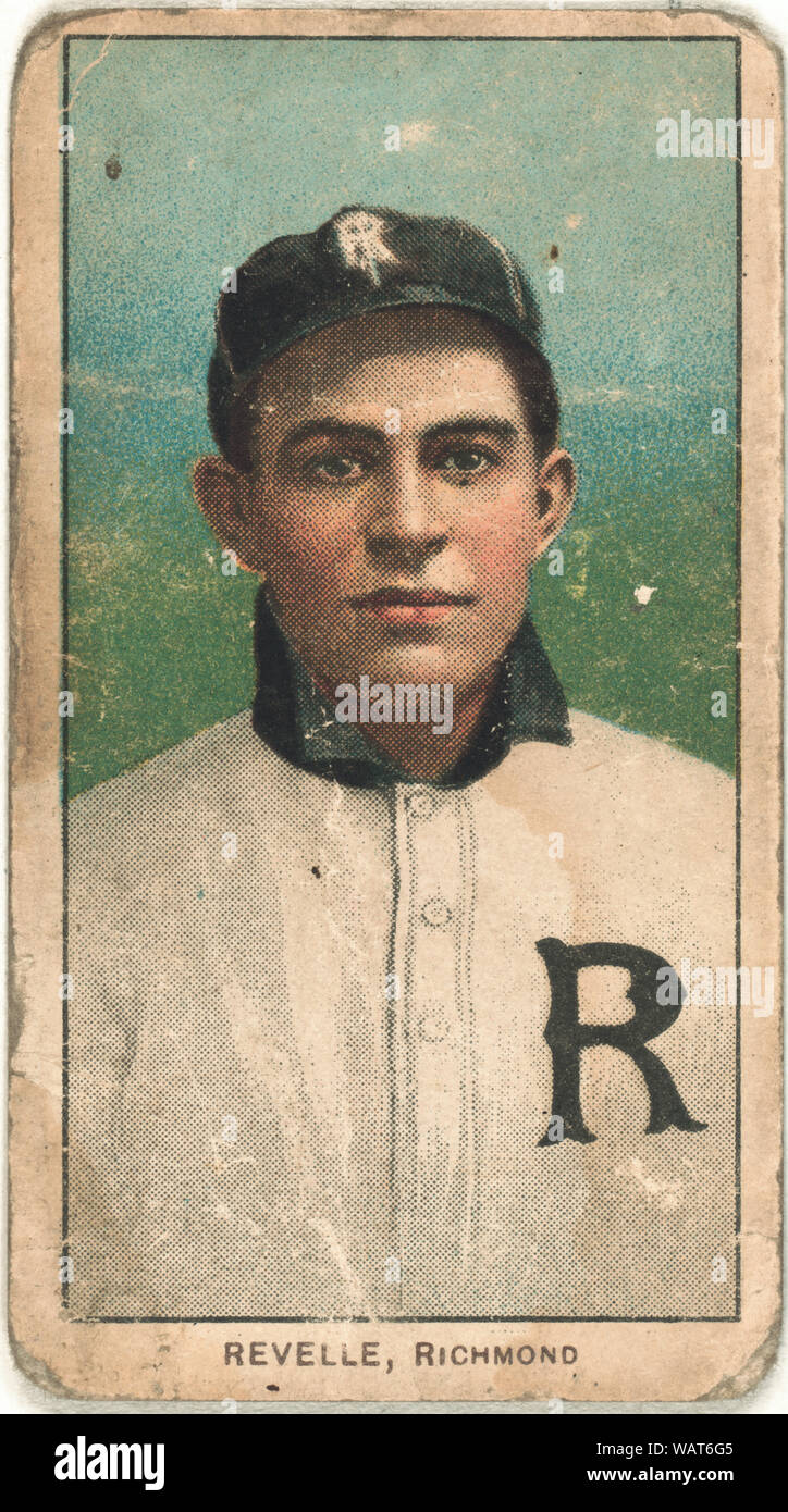Dutch Revelle, Richmond Team, baseball card portrait Stock Photo - Alamy