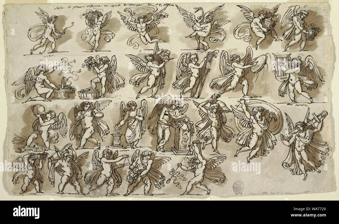 Four putti hi-res stock photography and images - Alamy