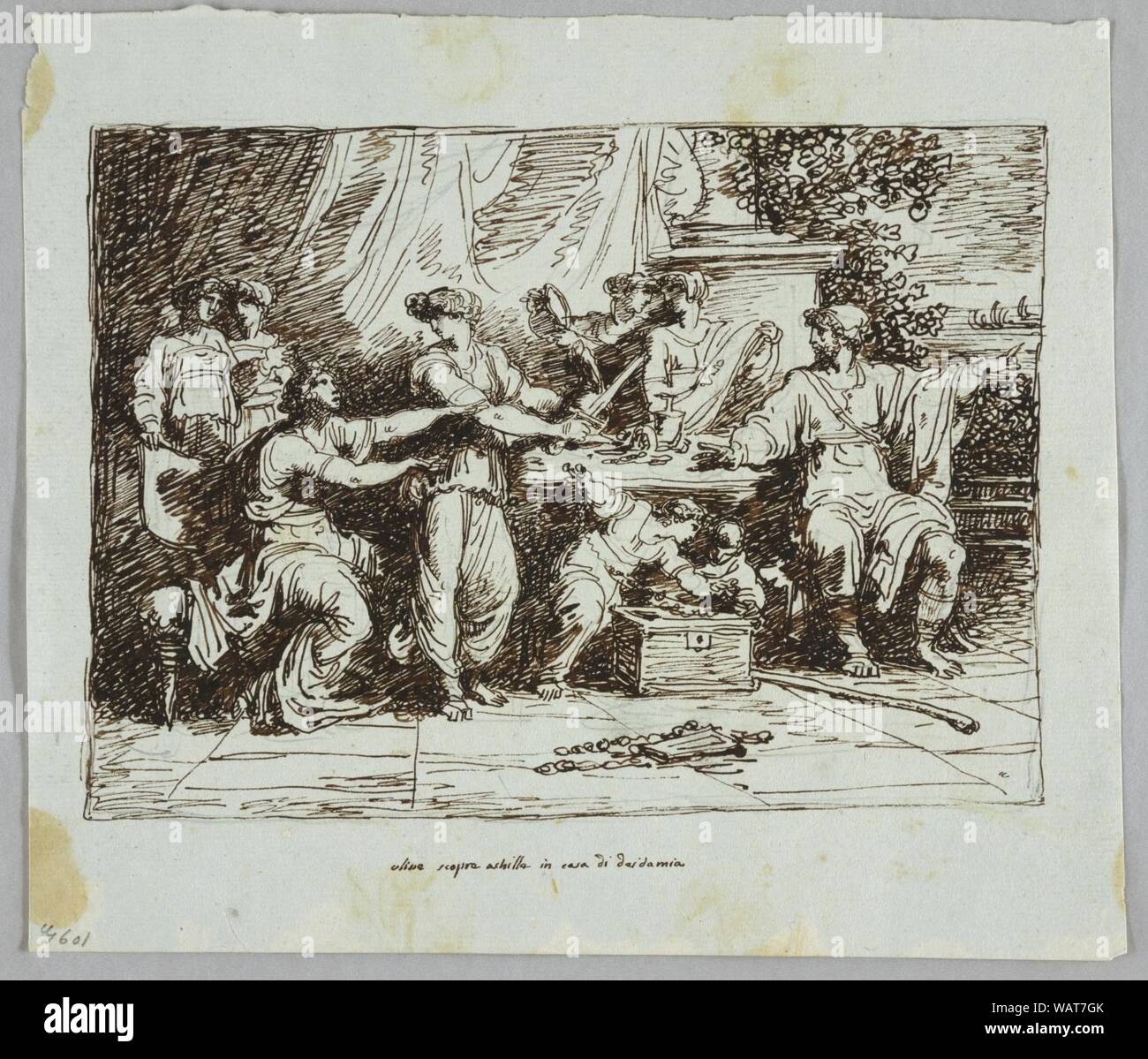 Achilles drawing hi-res stock photography and images - Alamy