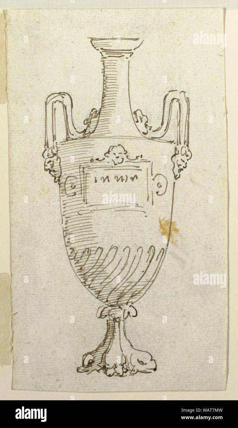 Drawing, Vase in the Shape of an Amphora, ca. 1809 Stock Photo - Alamy