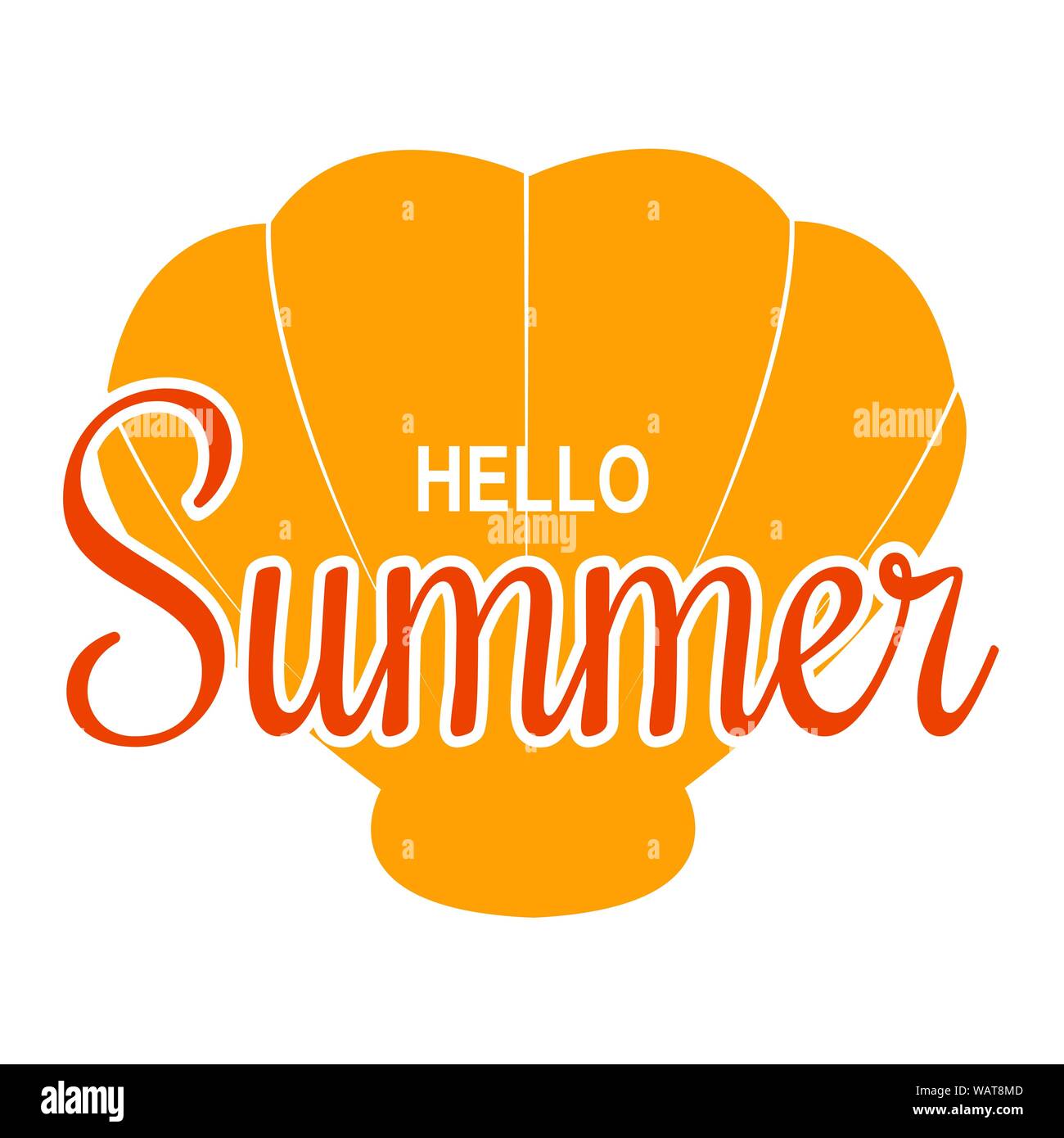 hello summer label Stock Vector Image & Art - Alamy