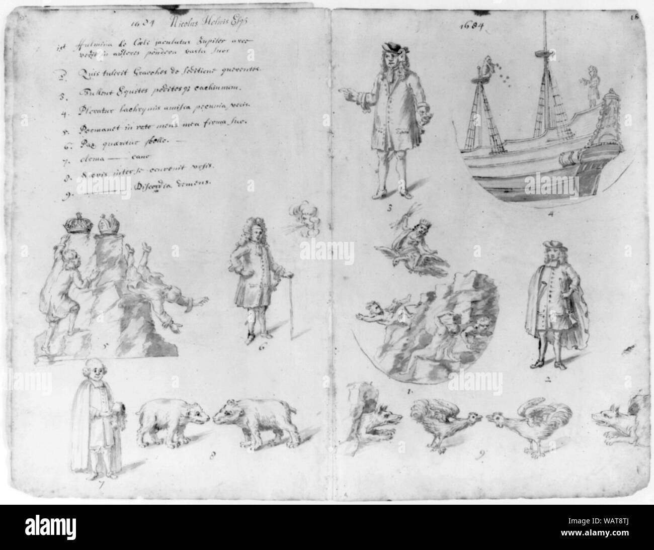 1705 england Black and White Stock Photos & Images - Alamy