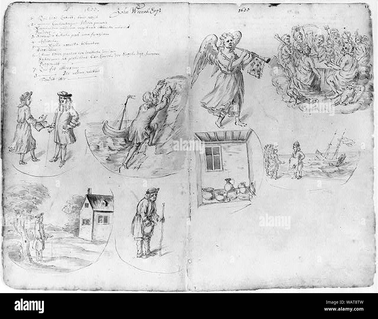 1705 england Black and White Stock Photos & Images - Alamy