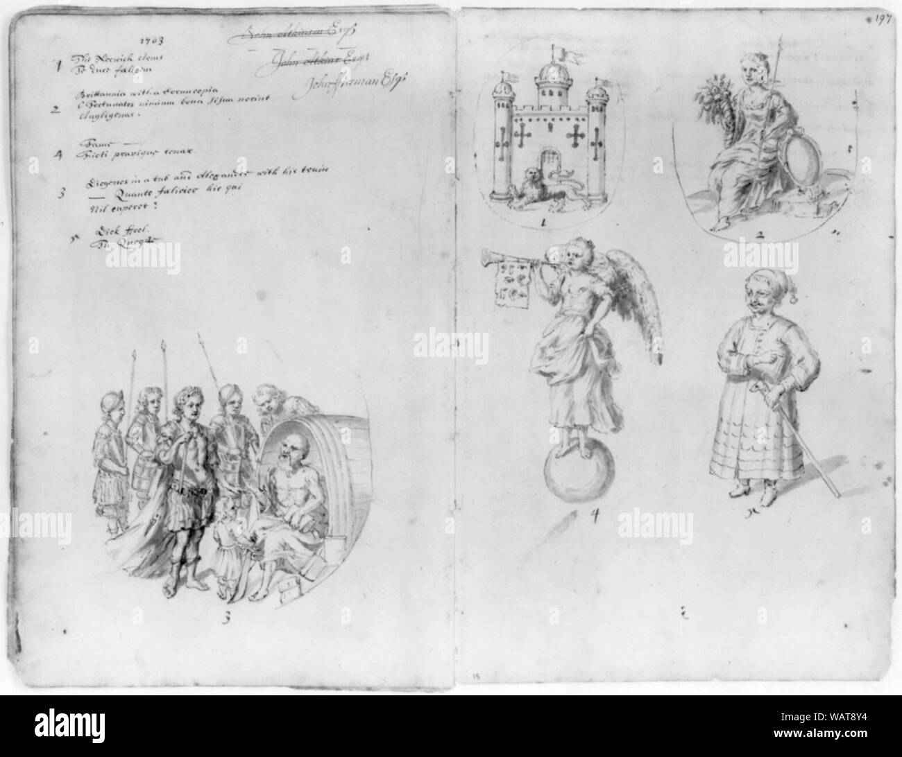 1705 england Black and White Stock Photos & Images - Alamy