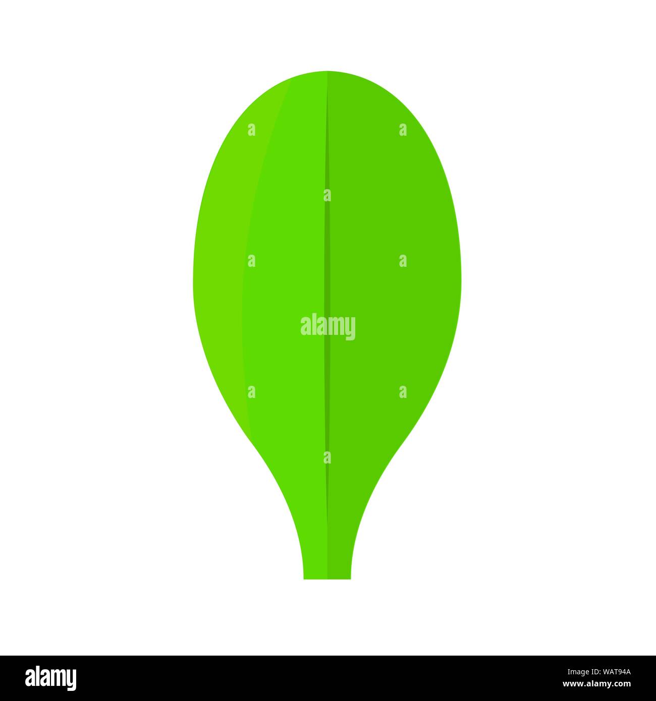 Abstract Green Leaf Stock Vector Image & Art - Alamy