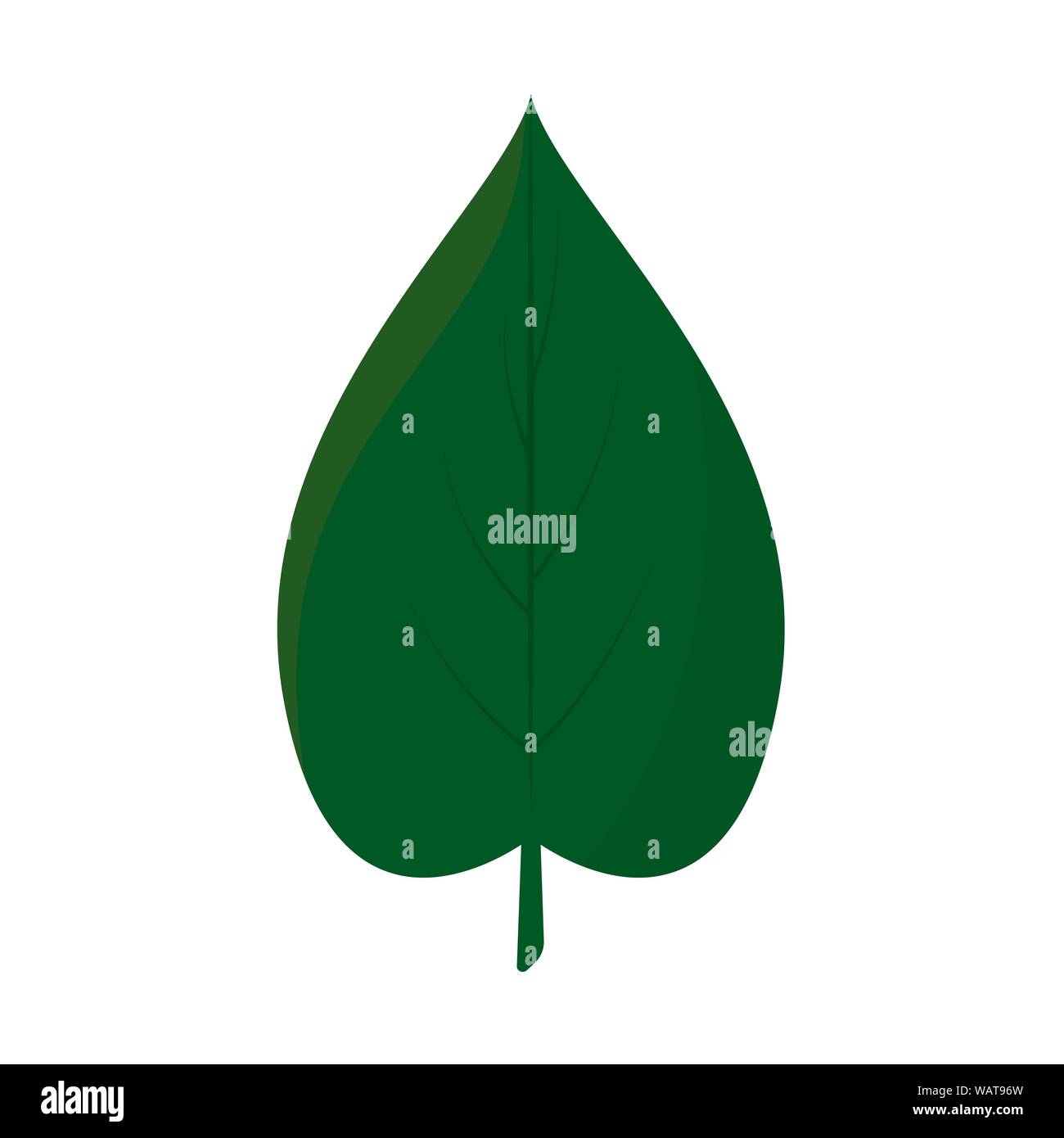 Abstract Green Leaf Stock Vector Image & Art - Alamy