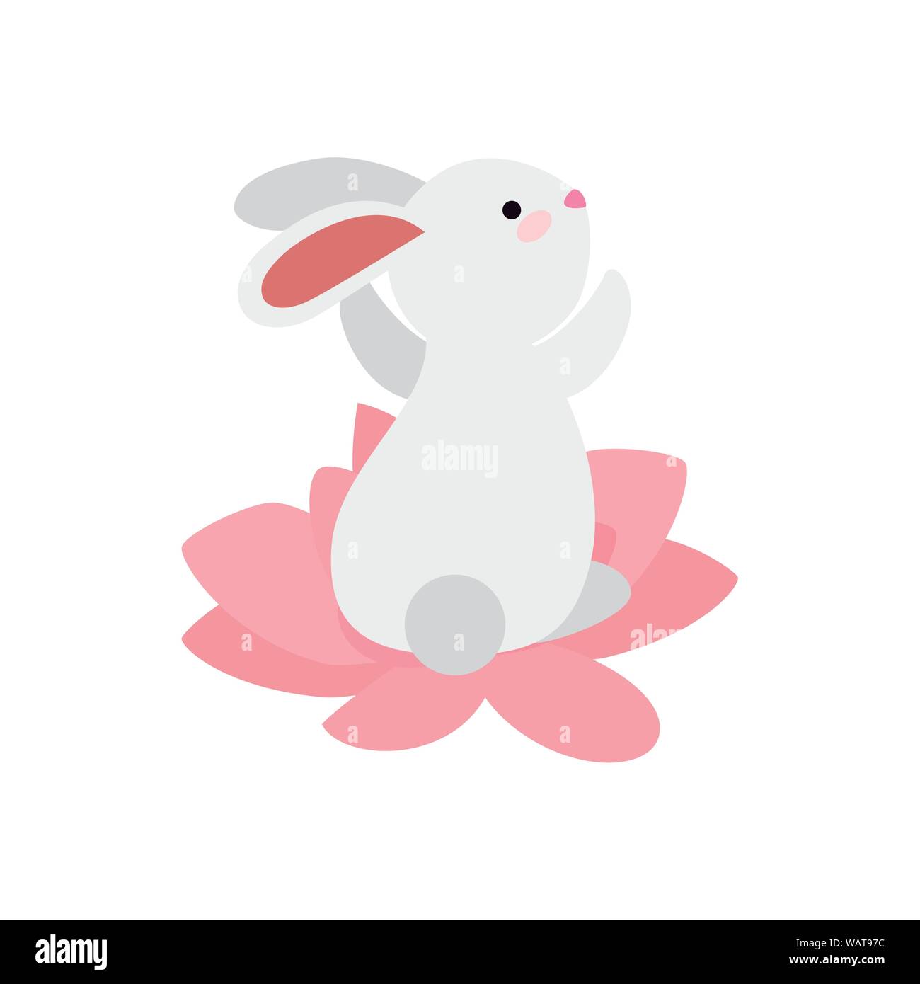 Small lotus flower Stock Vector Images - Alamy