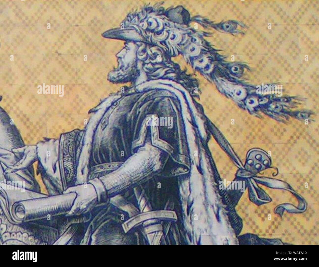 Dresden Fuerstenzug Heinrich der Erlauchte Stock Photo - Alamy