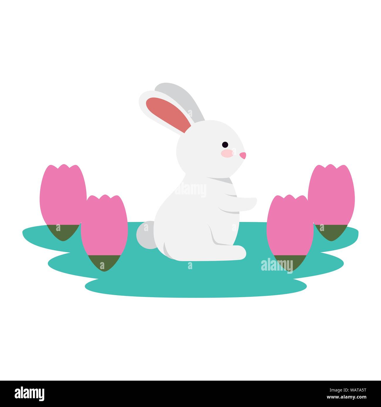 Small cute roses Stock Vector Images - Alamy