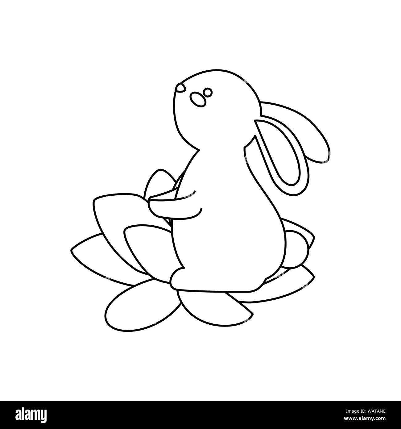 Small lotus flower Stock Vector Images - Alamy