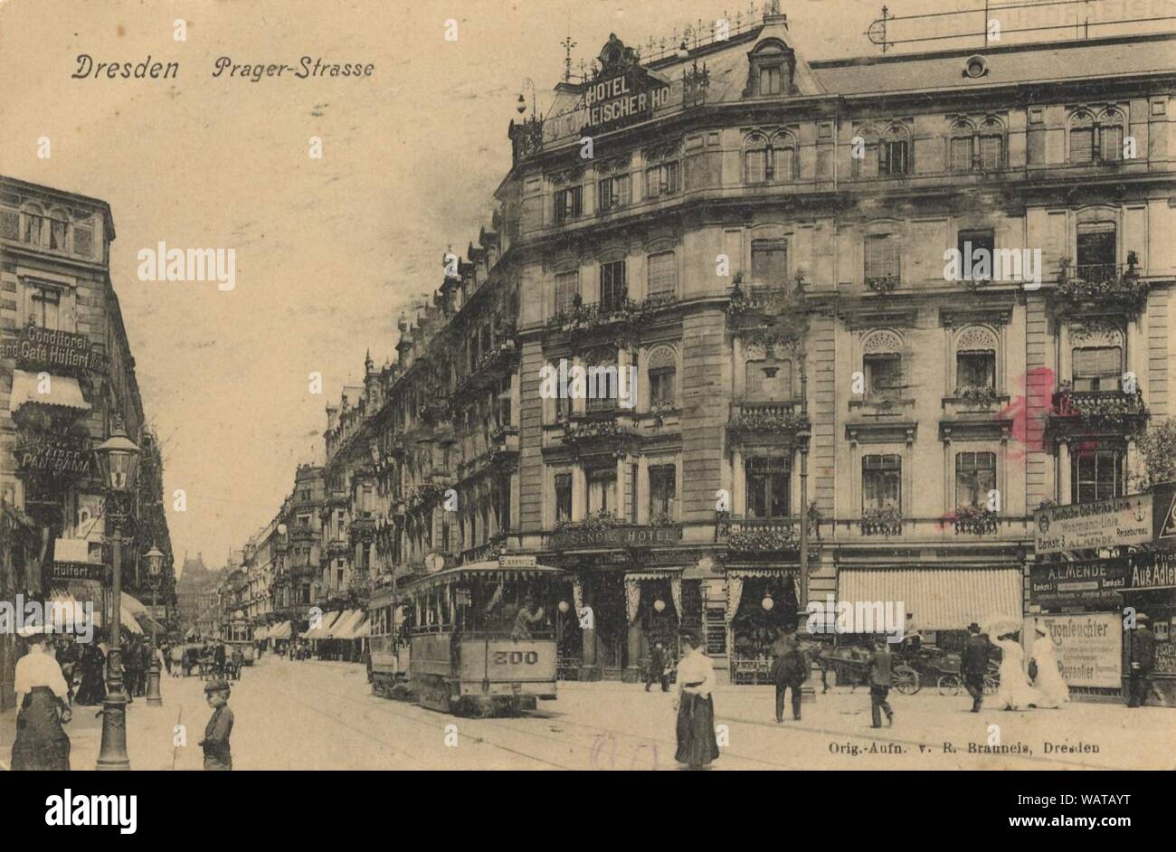 Dresden, Sachsen - Prager Straße Stock Photo - Alamy