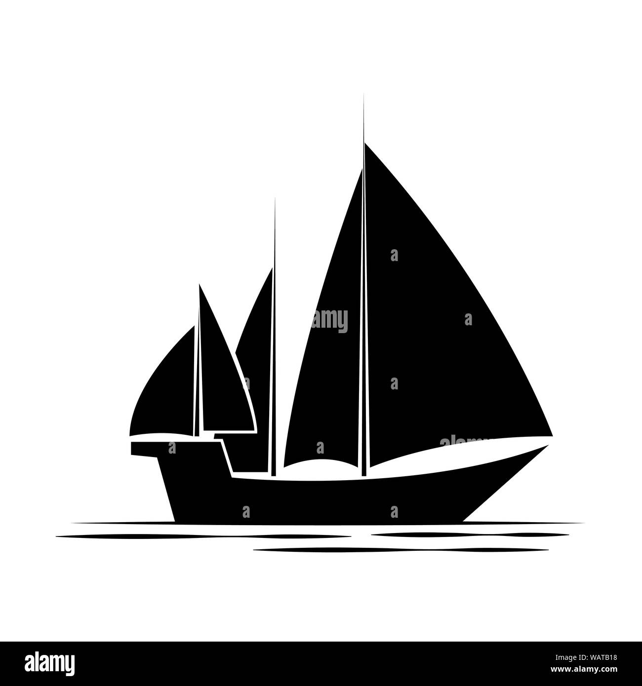 Front view of a boat Stock Vector Image & Art - Alamy