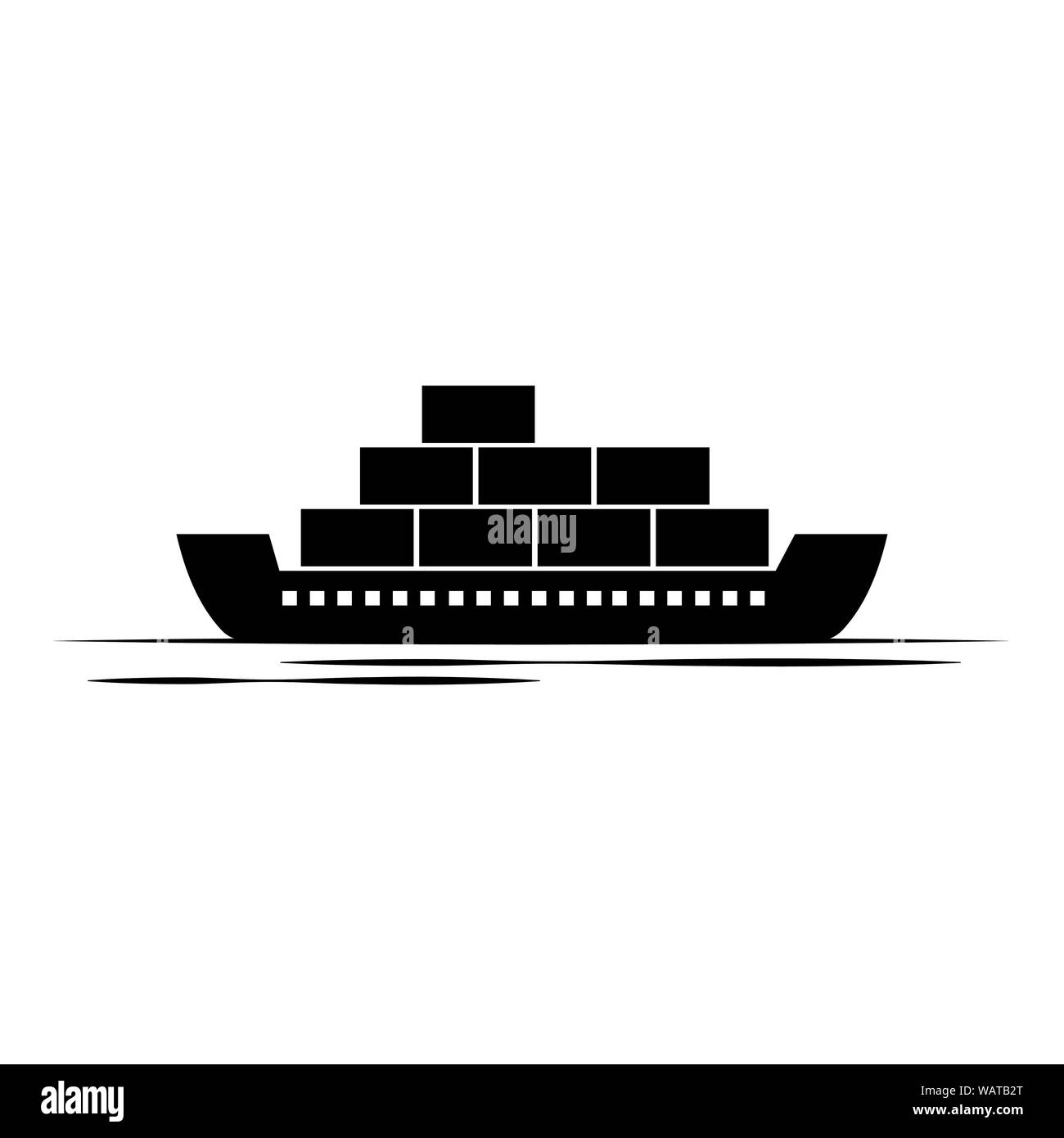 Front view of a boat Stock Vector Image & Art - Alamy