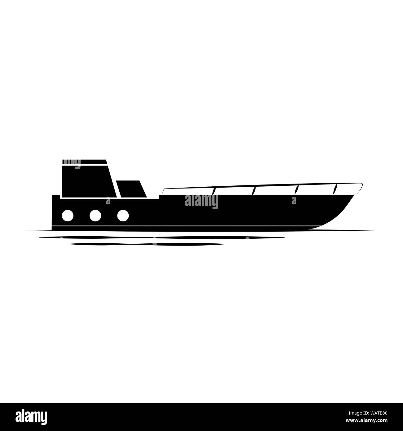 Front view of a boat Stock Vector Image & Art - Alamy