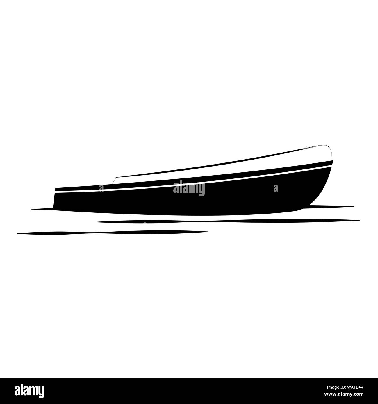 Front view of a boat Stock Vector Image & Art - Alamy