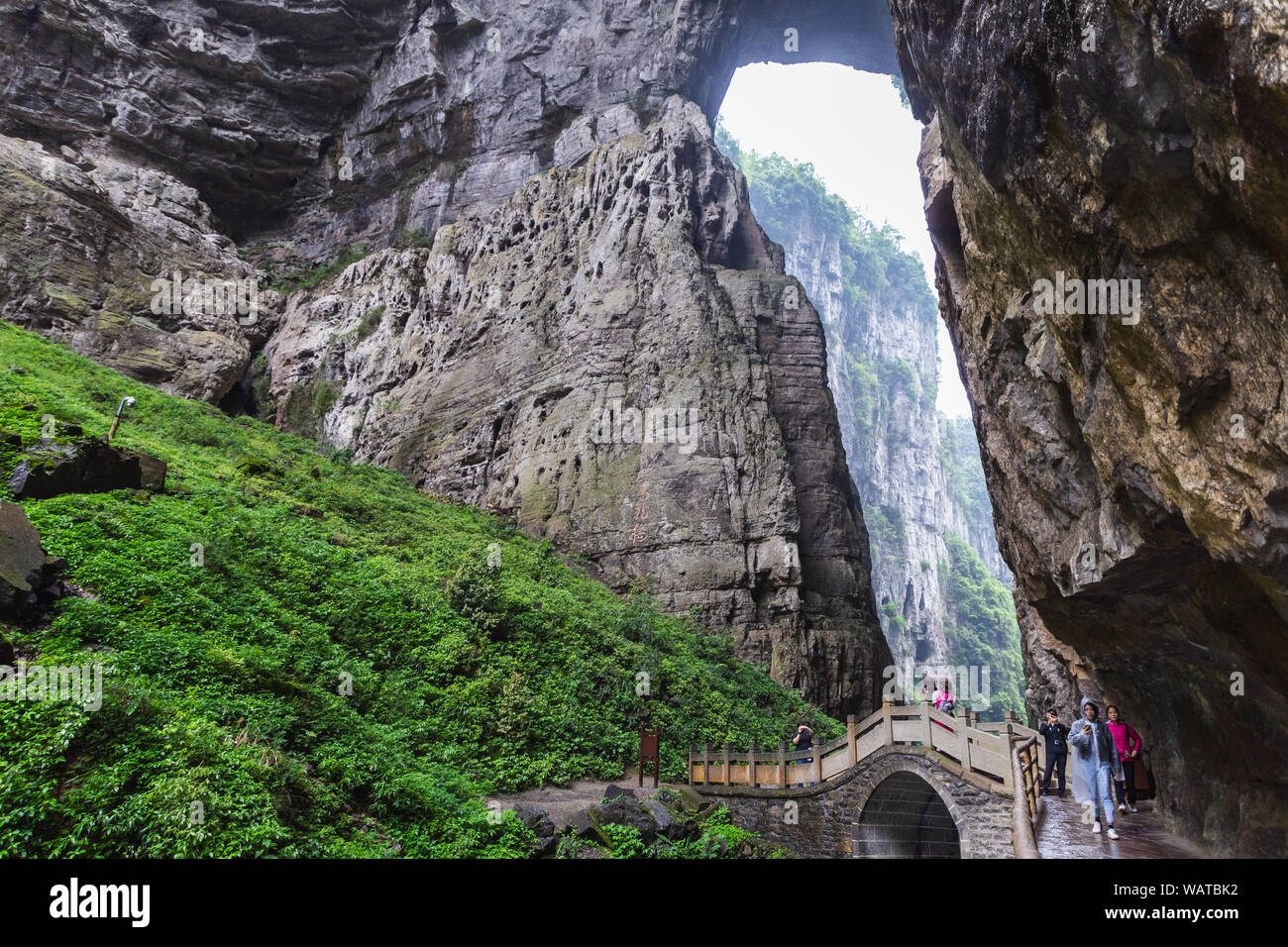 Three Natural Bridges National Geopark (Tian Keng San Qiao) is a UNESCO ...