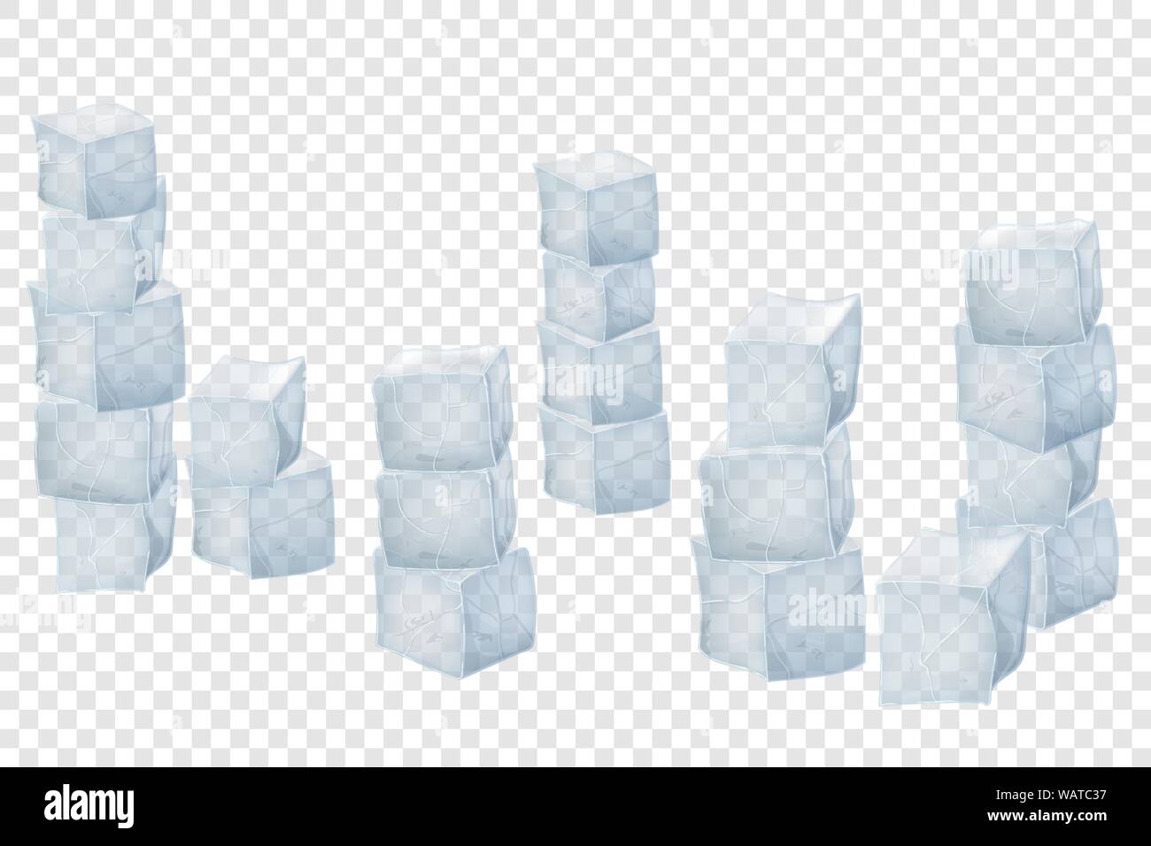 Ice Block Blocks Stock Vector Images - Alamy