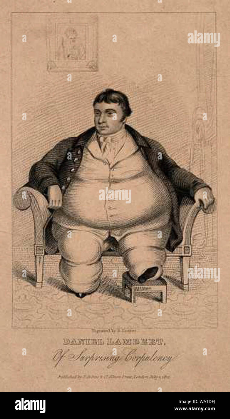 Daniel lambert hi-res stock photography and images - Alamy