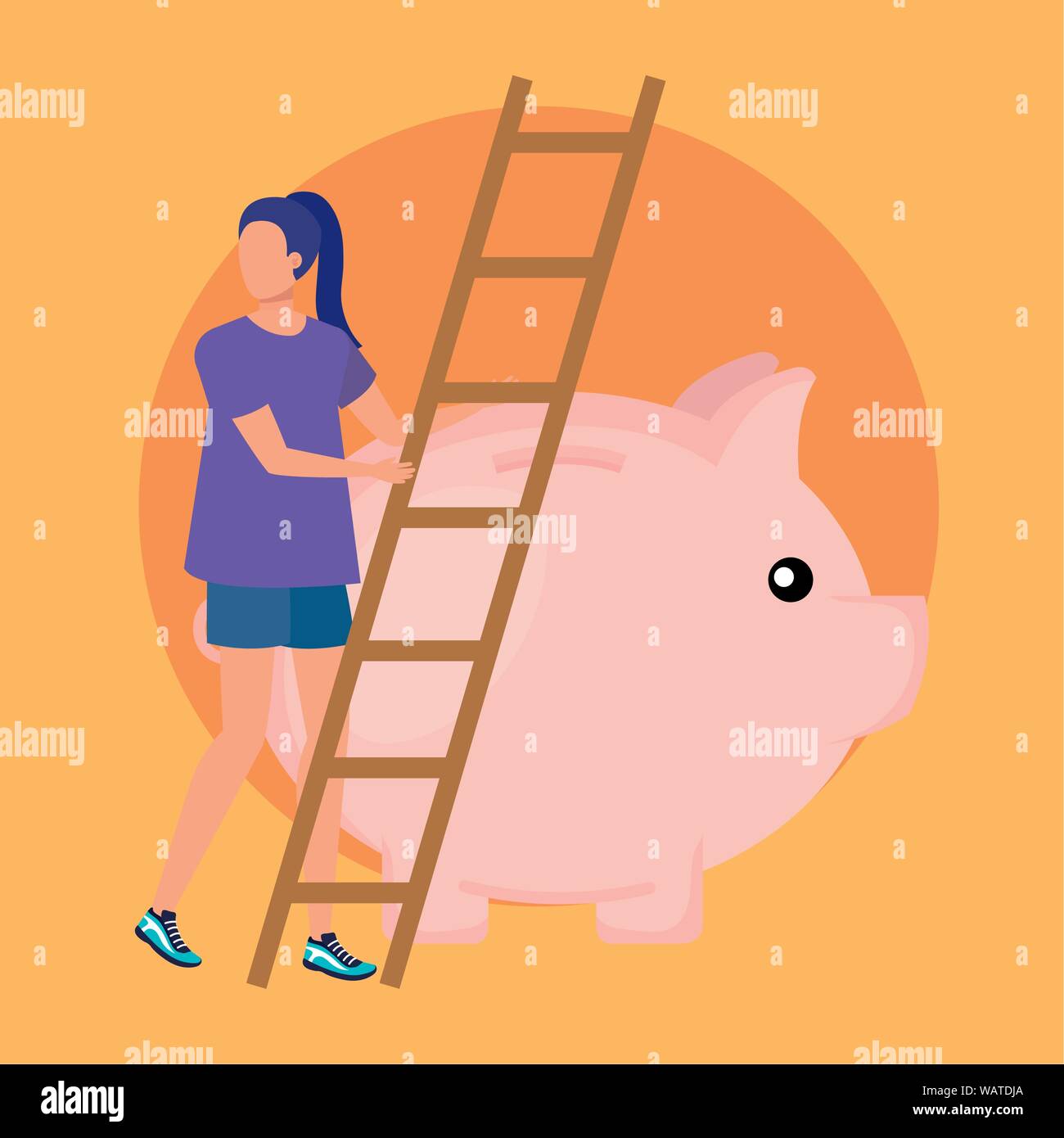 Strong stairs Stock Vector Images - Alamy