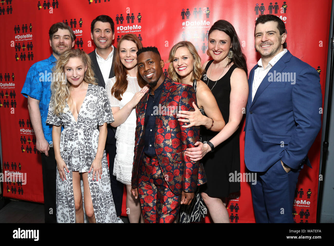 Opening night party for #Date Me: An OKCupid Experiment held at Esca ...