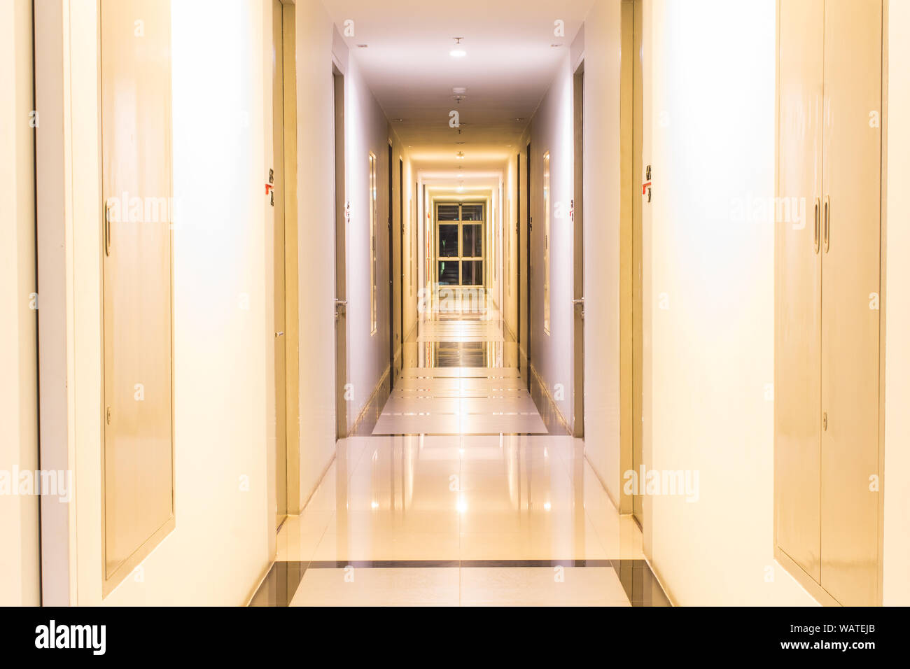 Modern corridor interior in the condo Stock Photo - Alamy