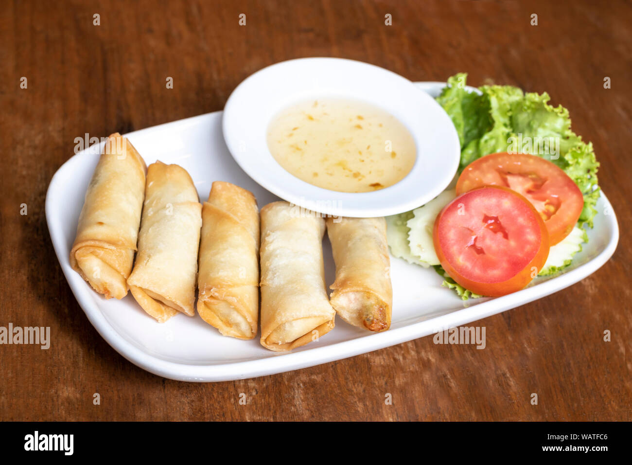 Chinese spring rolls hi-res stock photography and images - Alamy