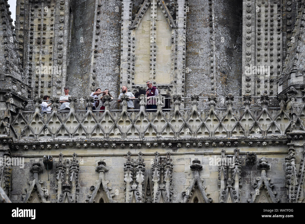 During the salisbury cathedral tower tour hi-res stock photography and ...
