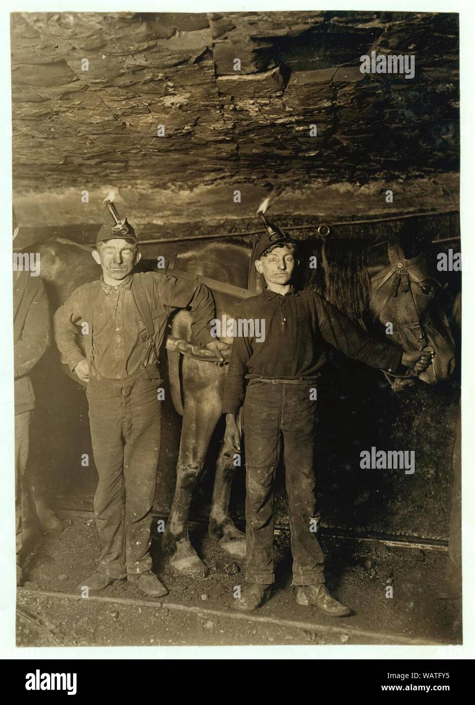 Drivers in a Coal Mine Co. Plenty boys driving and on tipple. No ...