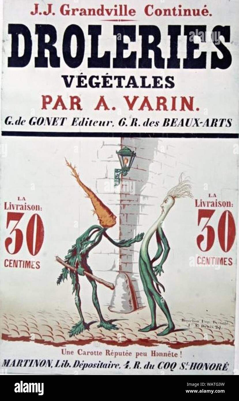 Droleries végétales Grandville Stock Photo - Alamy