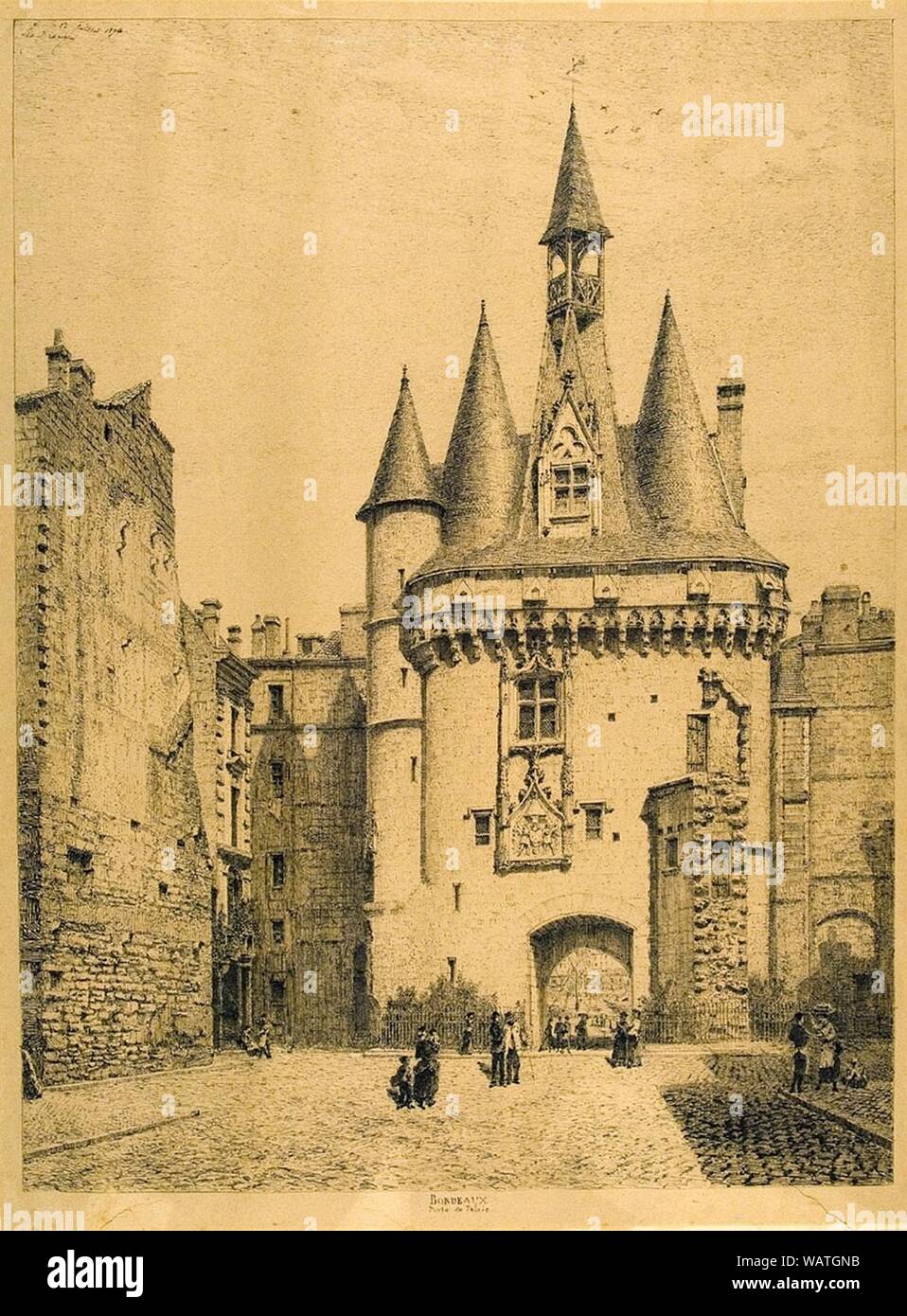 Drouyn Léo - Porte du Palais Stock Photo - Alamy