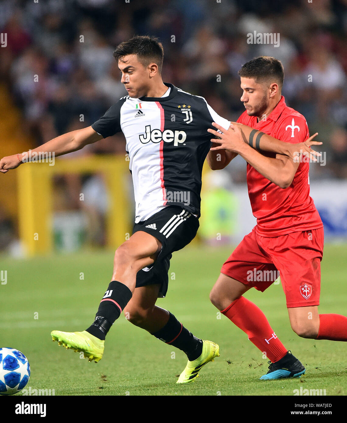 Trieste, Italy, 17 Aug 2019, Paulo Dybala della Juventus in azione ...