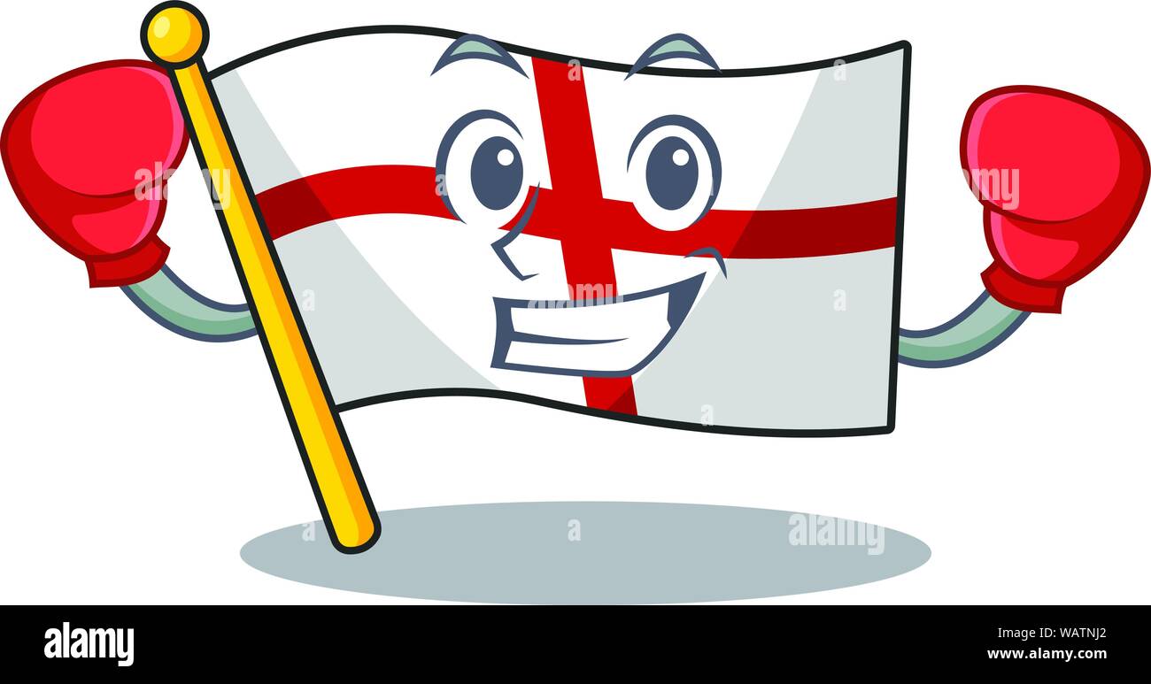 Boxing flag england isolated in the mascot Stock Vector Image & Art - Alamy