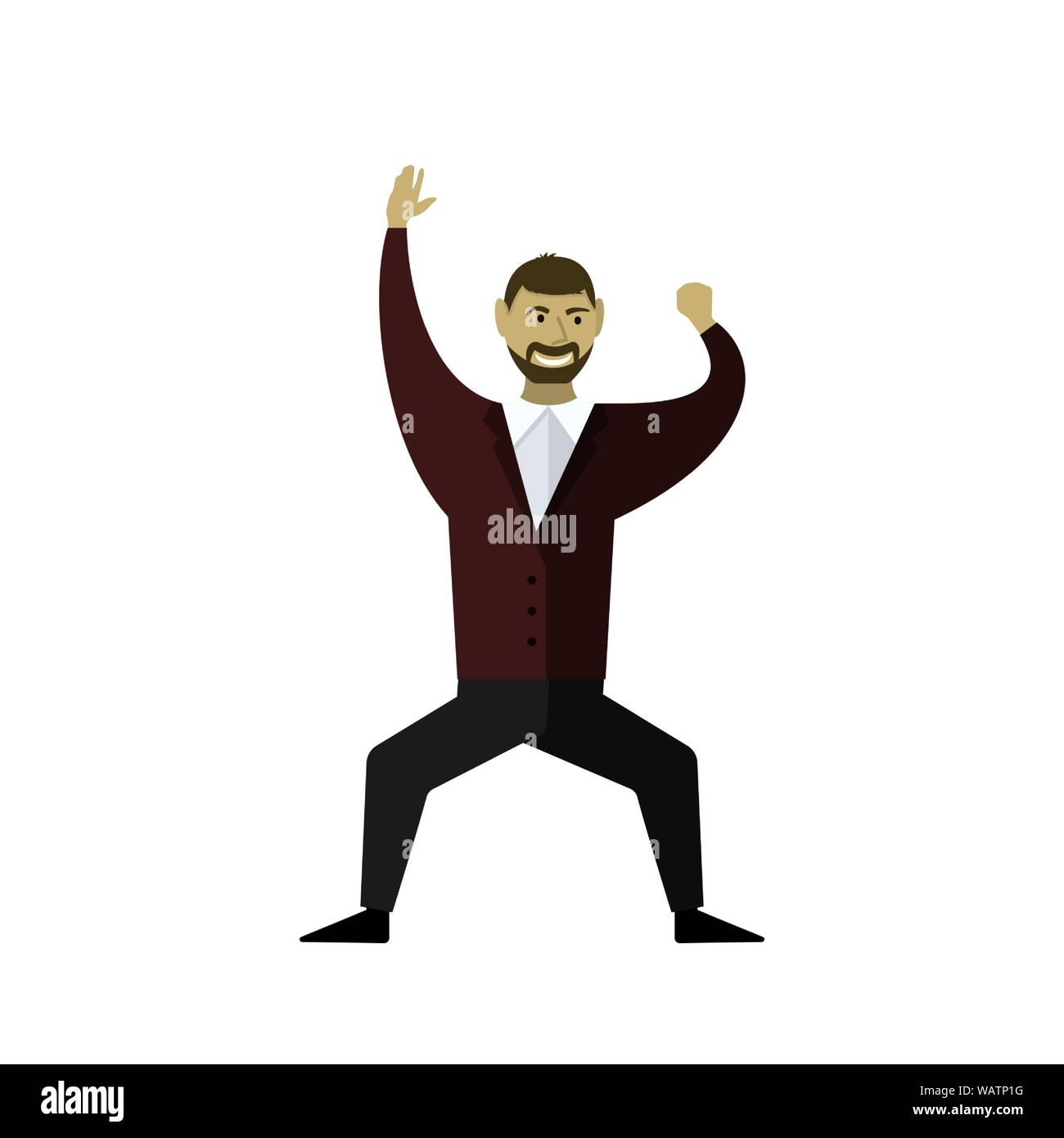 Man waves Cut Out Stock Images & Pictures - Alamy