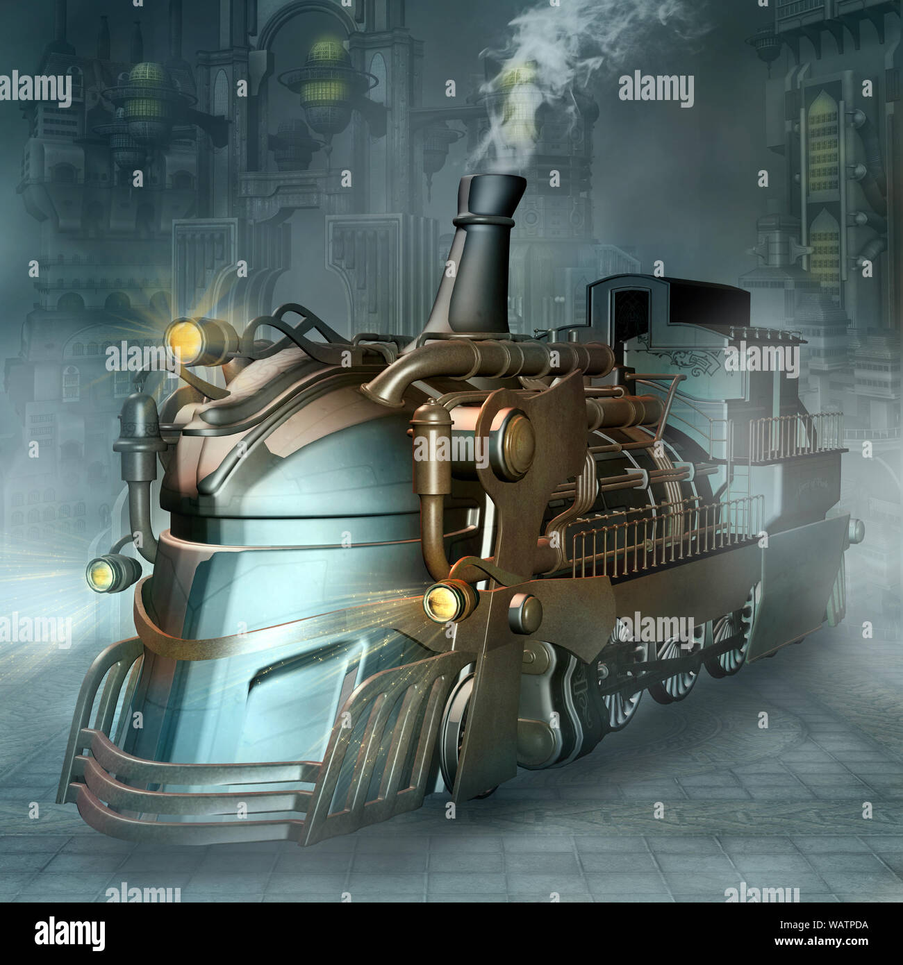 Train smoke background hi-res stock photography and images - Alamy