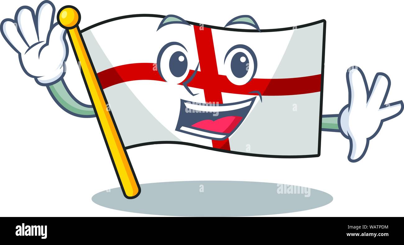 Hand waving british flag Stock Vector Images - Alamy