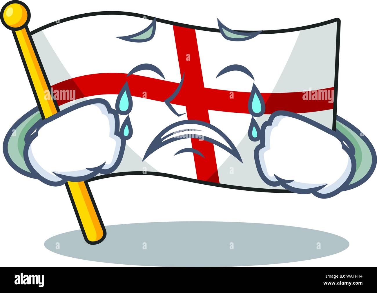 England flag sad Cut Out Stock Images & Pictures - Alamy
