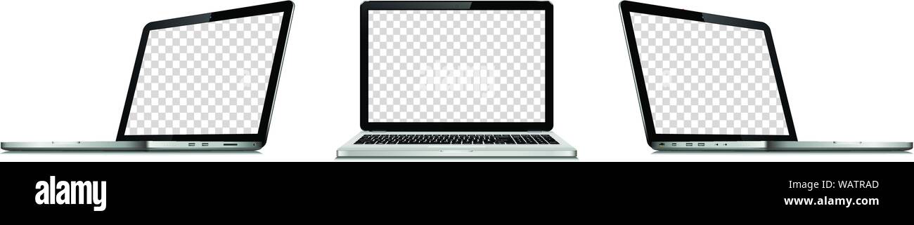 Laptop mock up Cut Out Stock Images & Pictures - Alamy