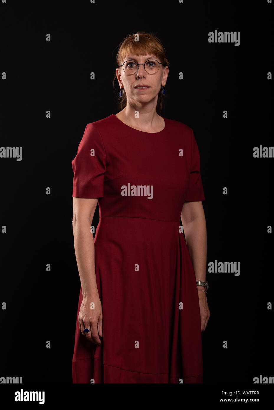 Dresden, Germany. 21st Aug, 2019. Katja Meier, top candidate of Bündnis ...