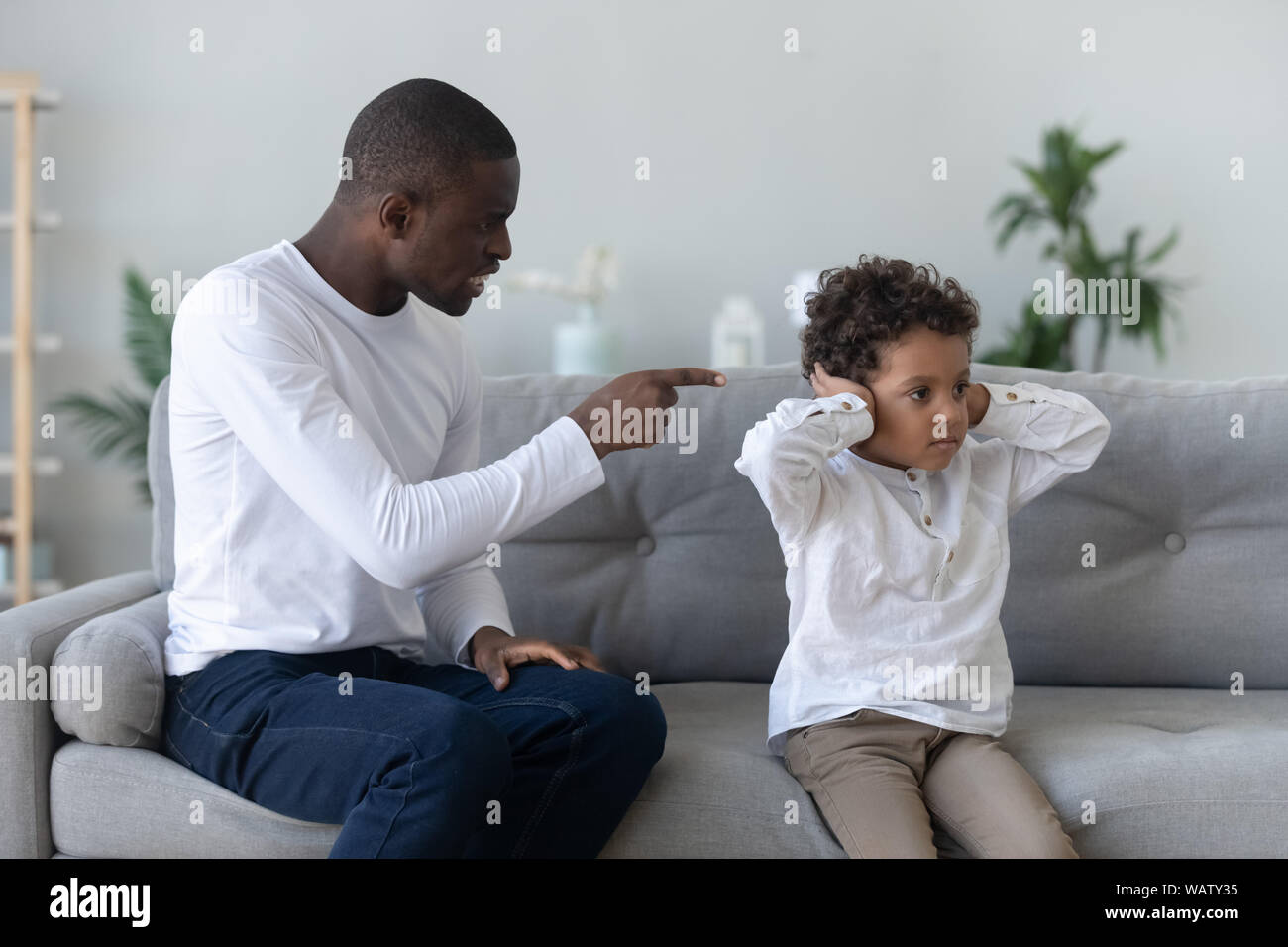 Black dad shout hi-res stock photography and images - Alamy