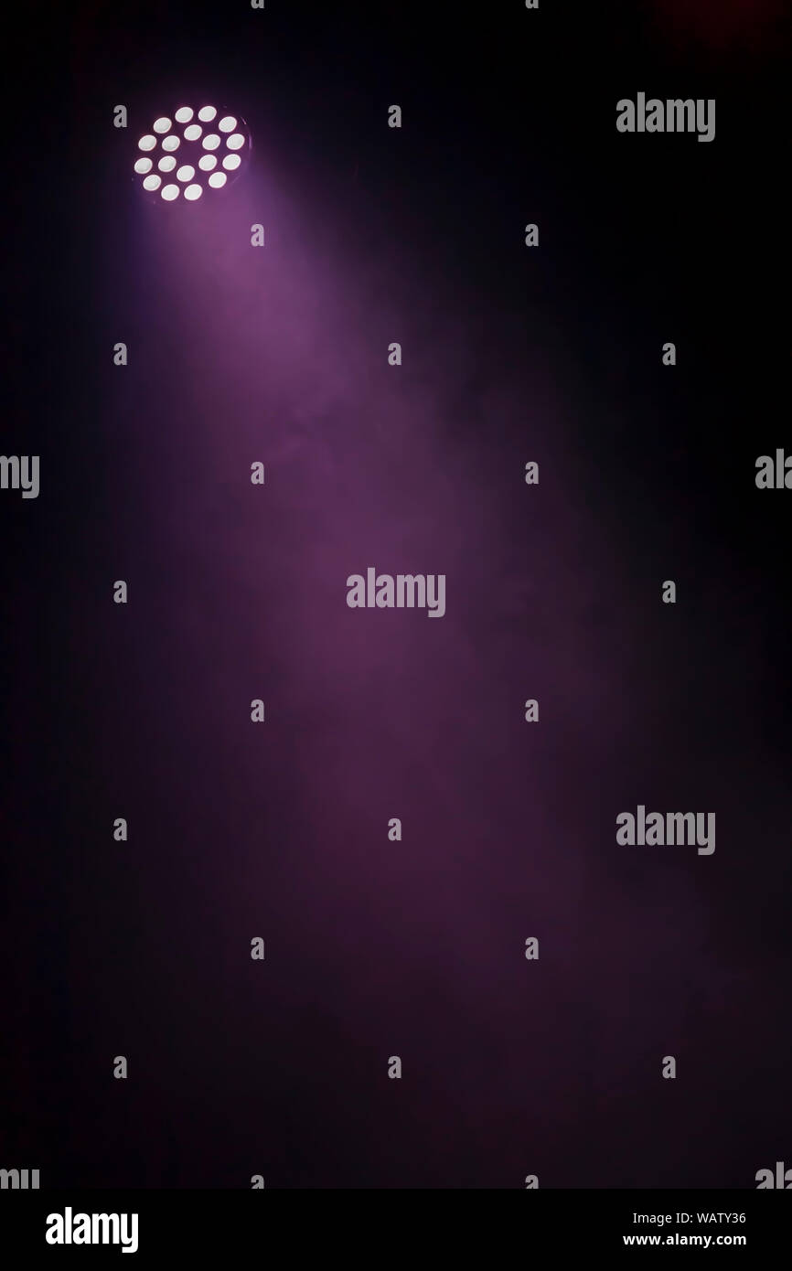 Theater light on black background Stock Photo - Alamy