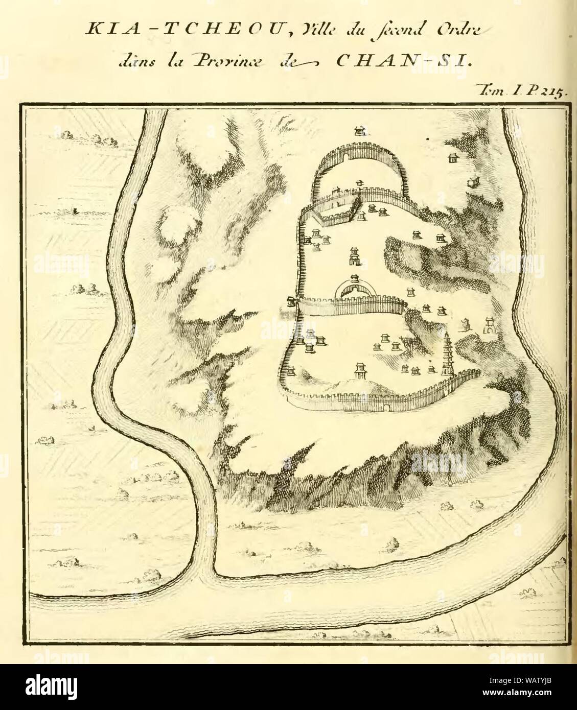 Du Halde - Description de la Chine - Kia tcheou province de Chan si ...