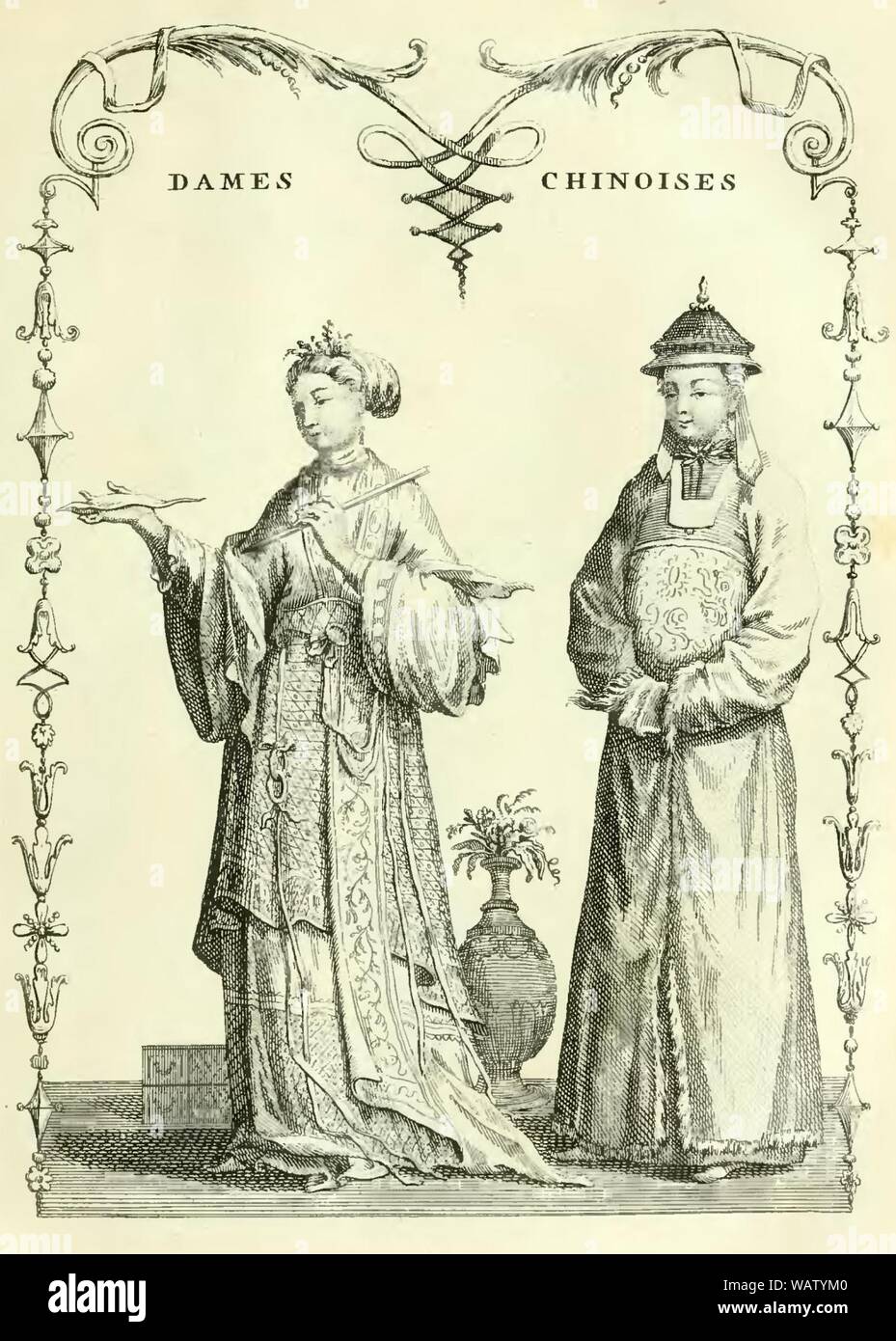 Du Halde - Description de la Chine - Vol 2 feuille 121 Stock Photo - Alamy