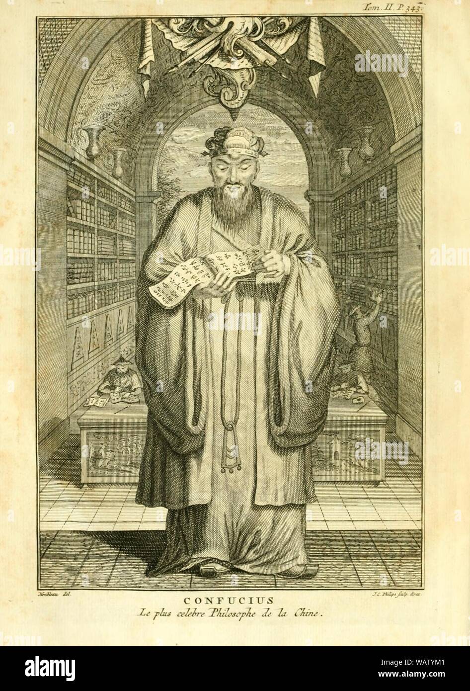 Du Halde - Description de la Chine - Vol 2 feuille 006 Stock Photo - Alamy