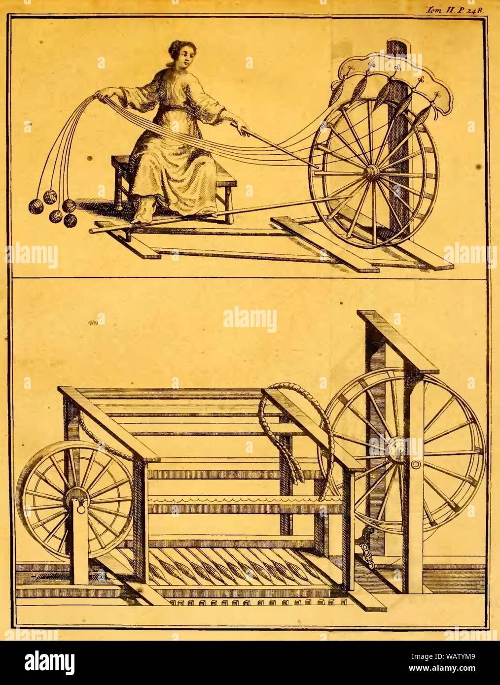 Du Halde - Description de la Chine - Vol 2 feuille 309 Stock Photo - Alamy