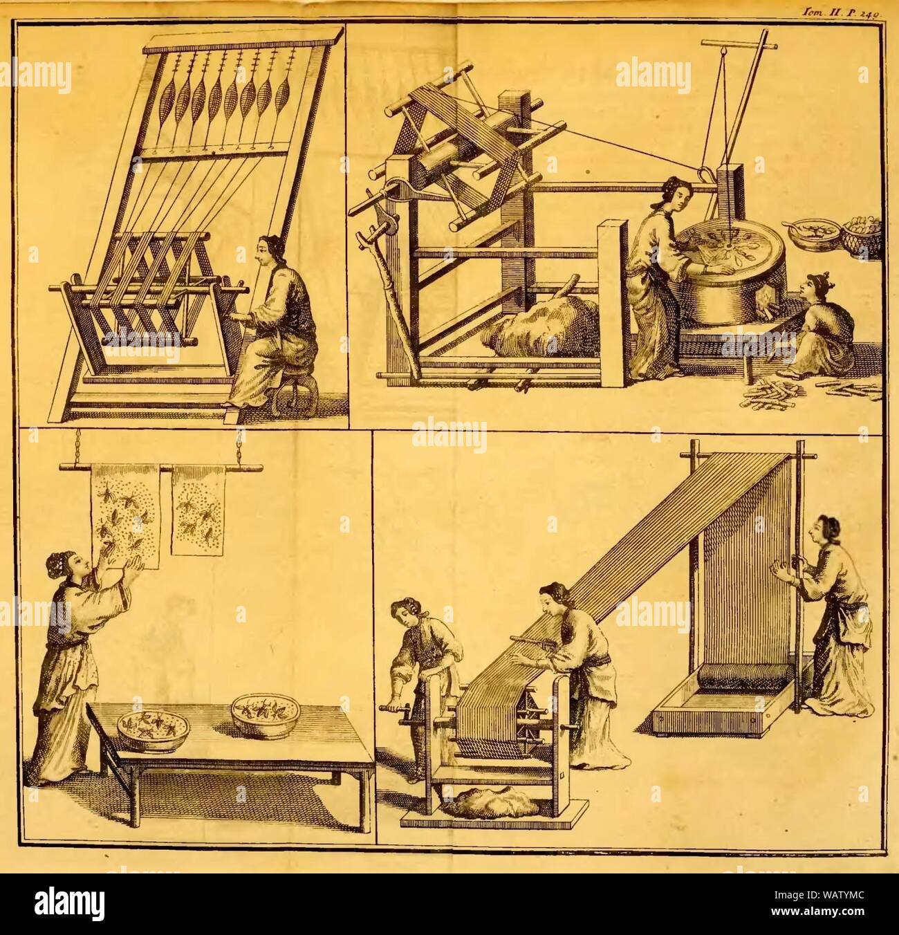 Du Halde - Description de la Chine - Vol 2 feuille 311 Stock Photo - Alamy