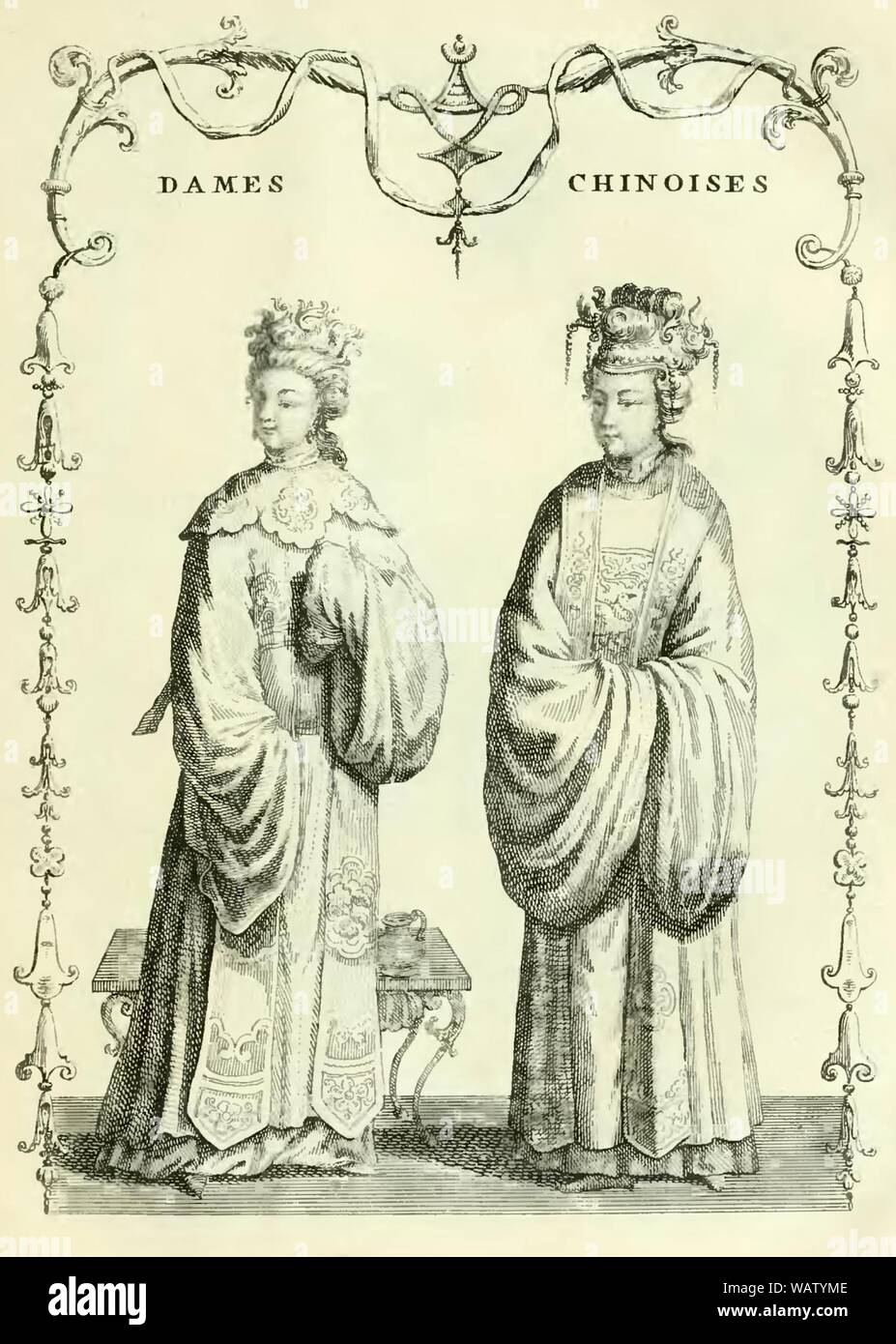 Du Halde - Description de la Chine - Vol 2 feuille 119 Stock Photo - Alamy